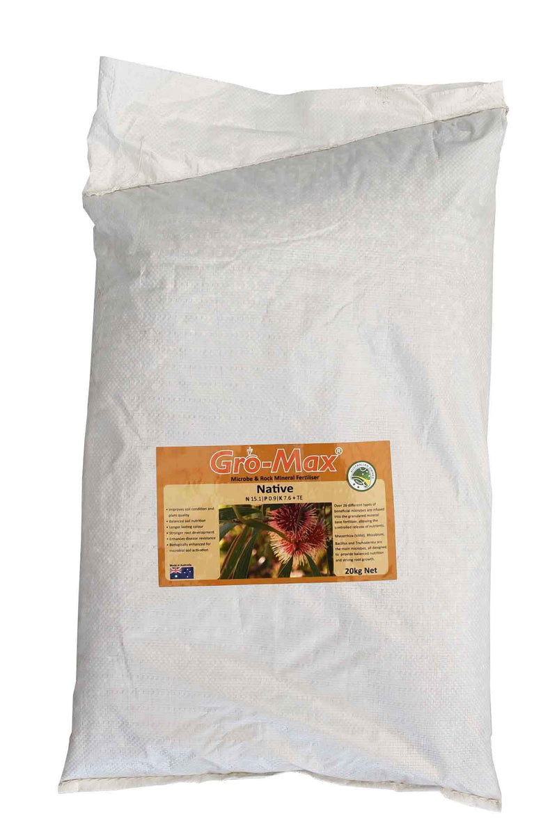 Gro-Max - Native Microbe and Rock Mineral Fertiliser – Dinsan Nursery
